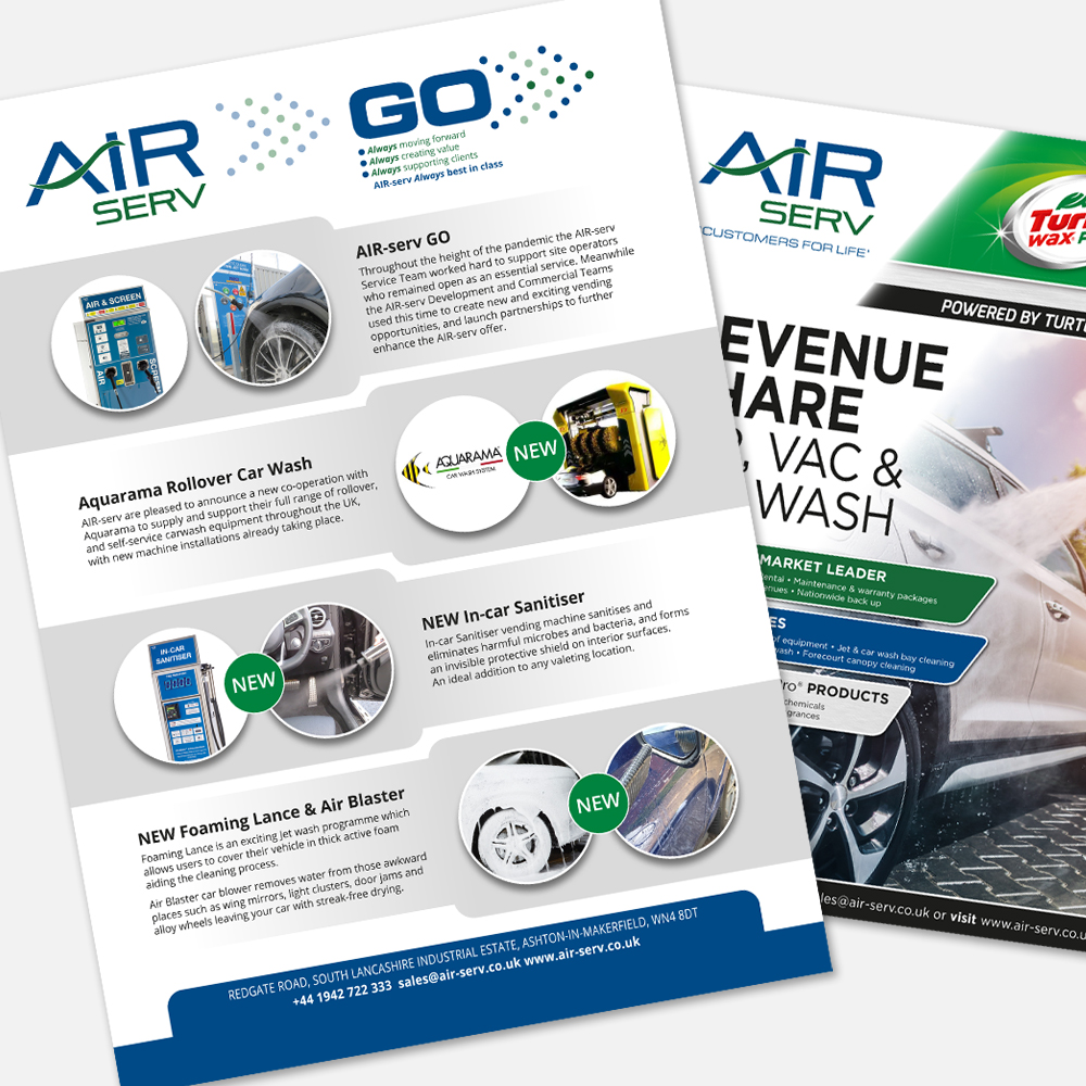 Air-serv UK - RD3 Creative - Graphic Design and Web Development Suffolk